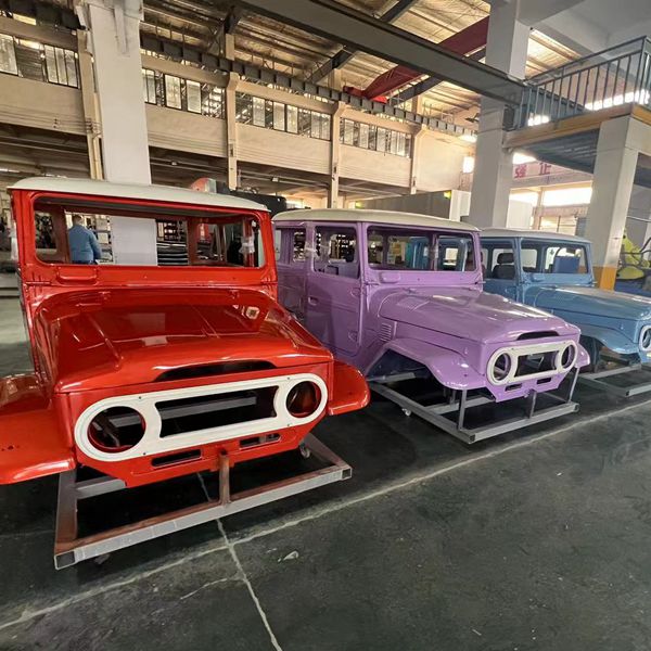 TOYOTA LAND CRUISER FJ40 BODY SHELL WITH FREEBORN RED,CLASSIC FJ40 CAR ...