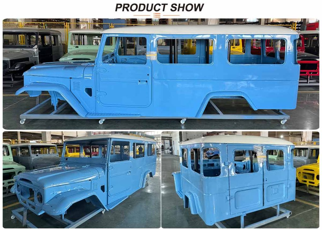 ROOF PANEL,SIDE PANEL,REAR FENDER ASSEMBLY,BODY WITH PRIMER HINGE FOR FJ45V